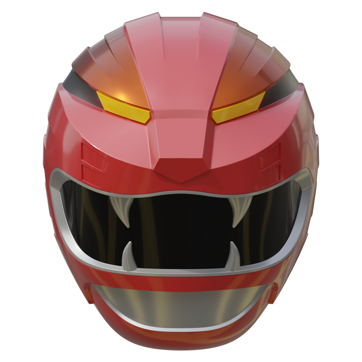 Power Rangers Wild Force Red Ranger [3D Print Model] – Wireframe