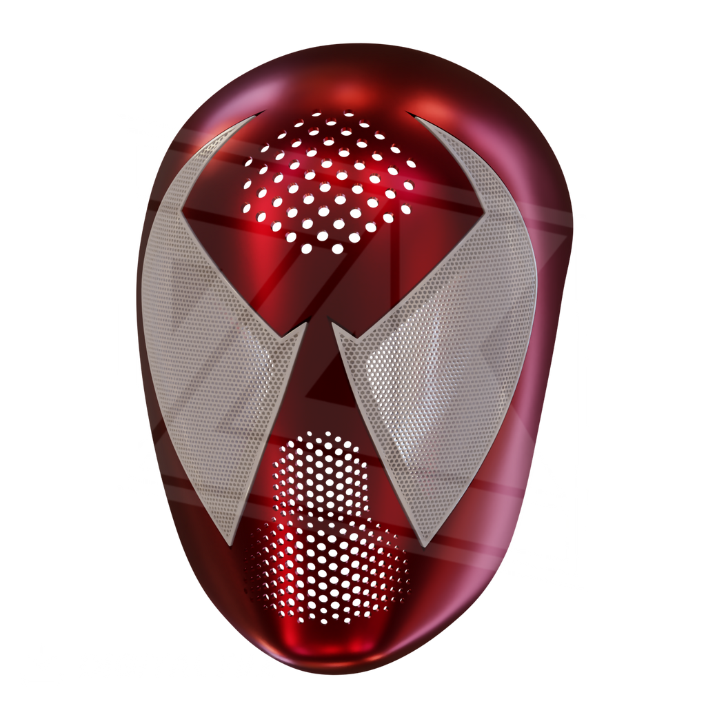 Scarlet Faceshell 3D Model – Wireframe
