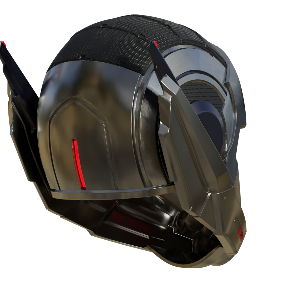 Ant Man Civil War Helmet 3D printable Model – Wireframe