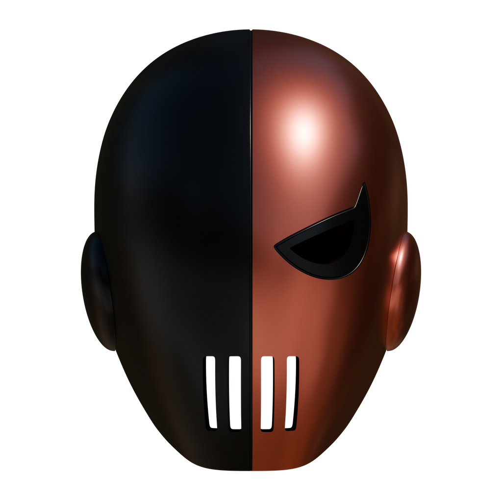 Slade Teen Titans Helmet 3D Model – Wireframe