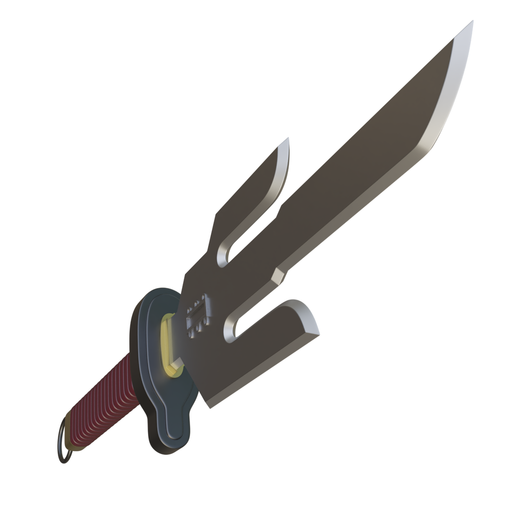 VEK3D Inverted Spear of Heaven Blade File – Wireframe