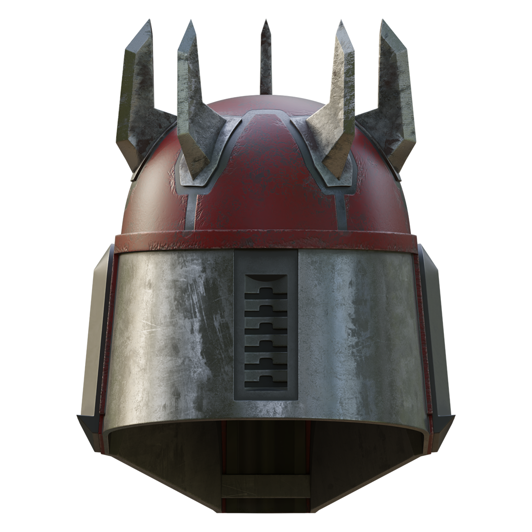 VEK3D Super Commando Helmet File – Wireframe