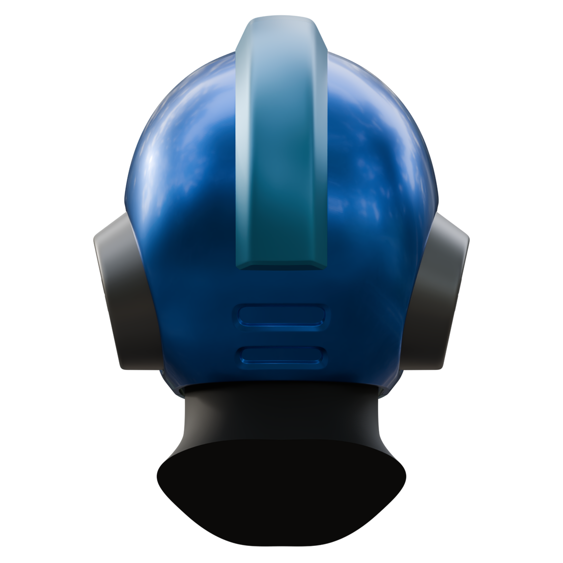 VEK3D Mega Man Helmet File – Wireframe