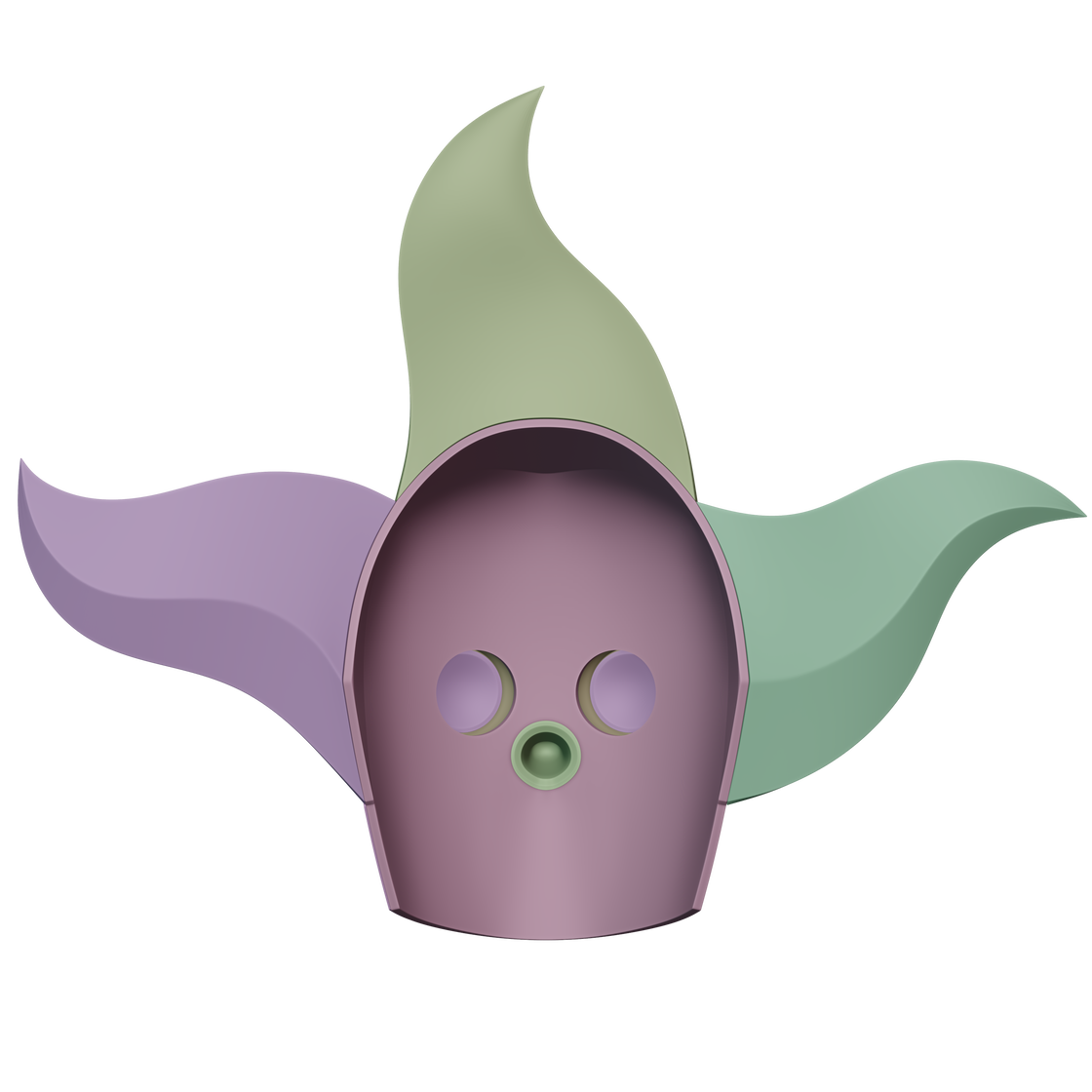 VEK3D Sogeking Mask File – Wireframe