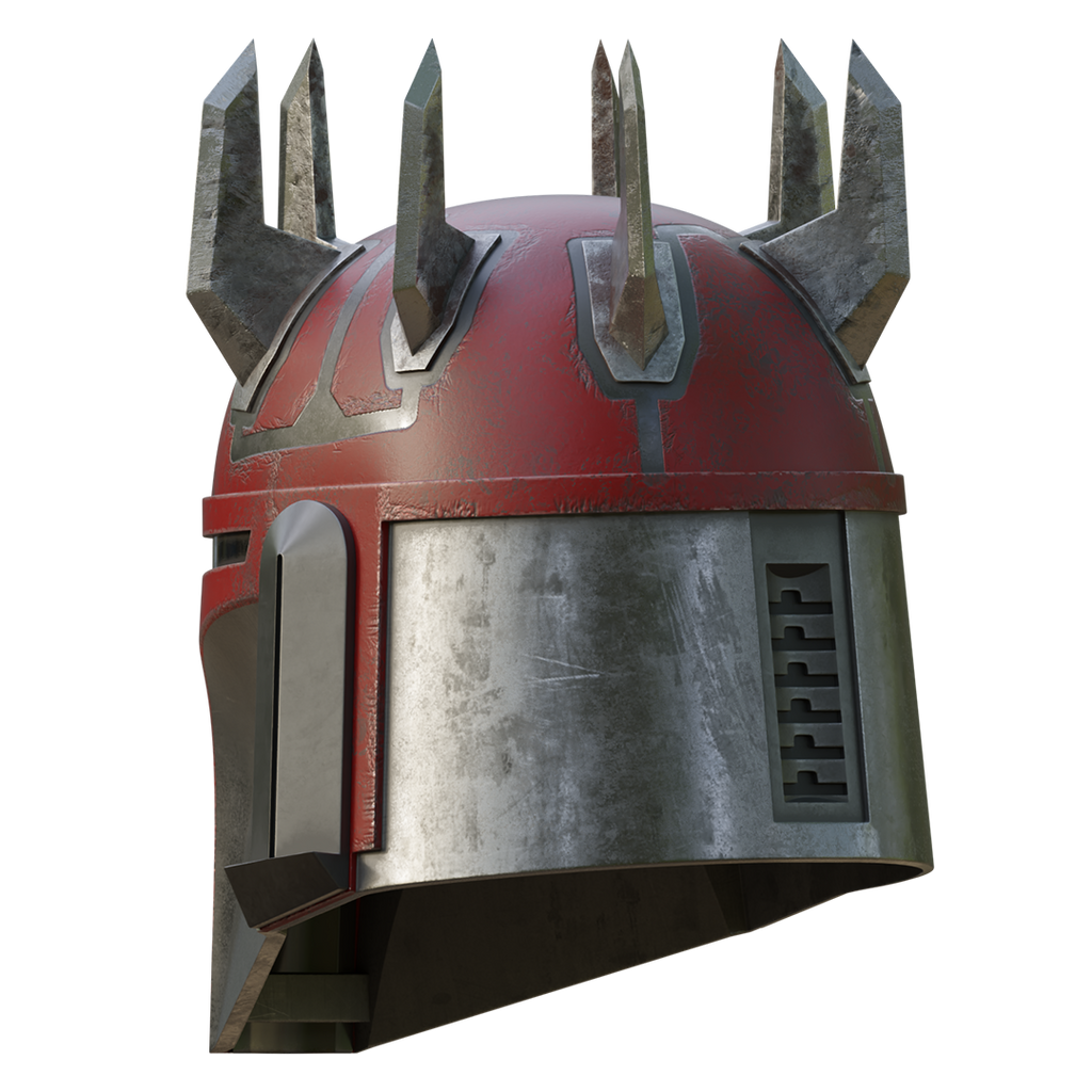 VEK3D Super Commando Helmet File – Wireframe