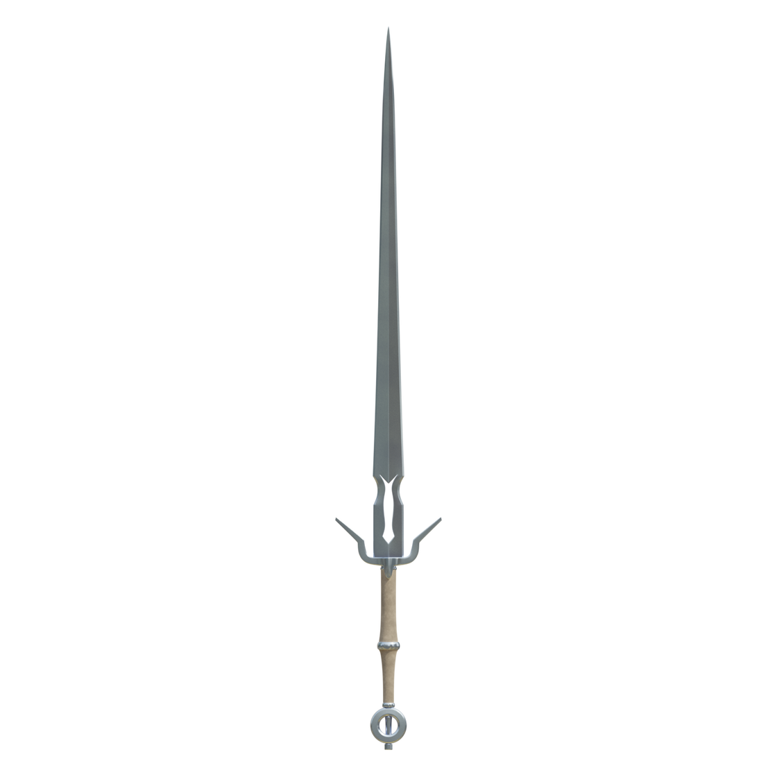 Zireael - Ciri's Sword - Witcher 3 3D Model – Wireframe
