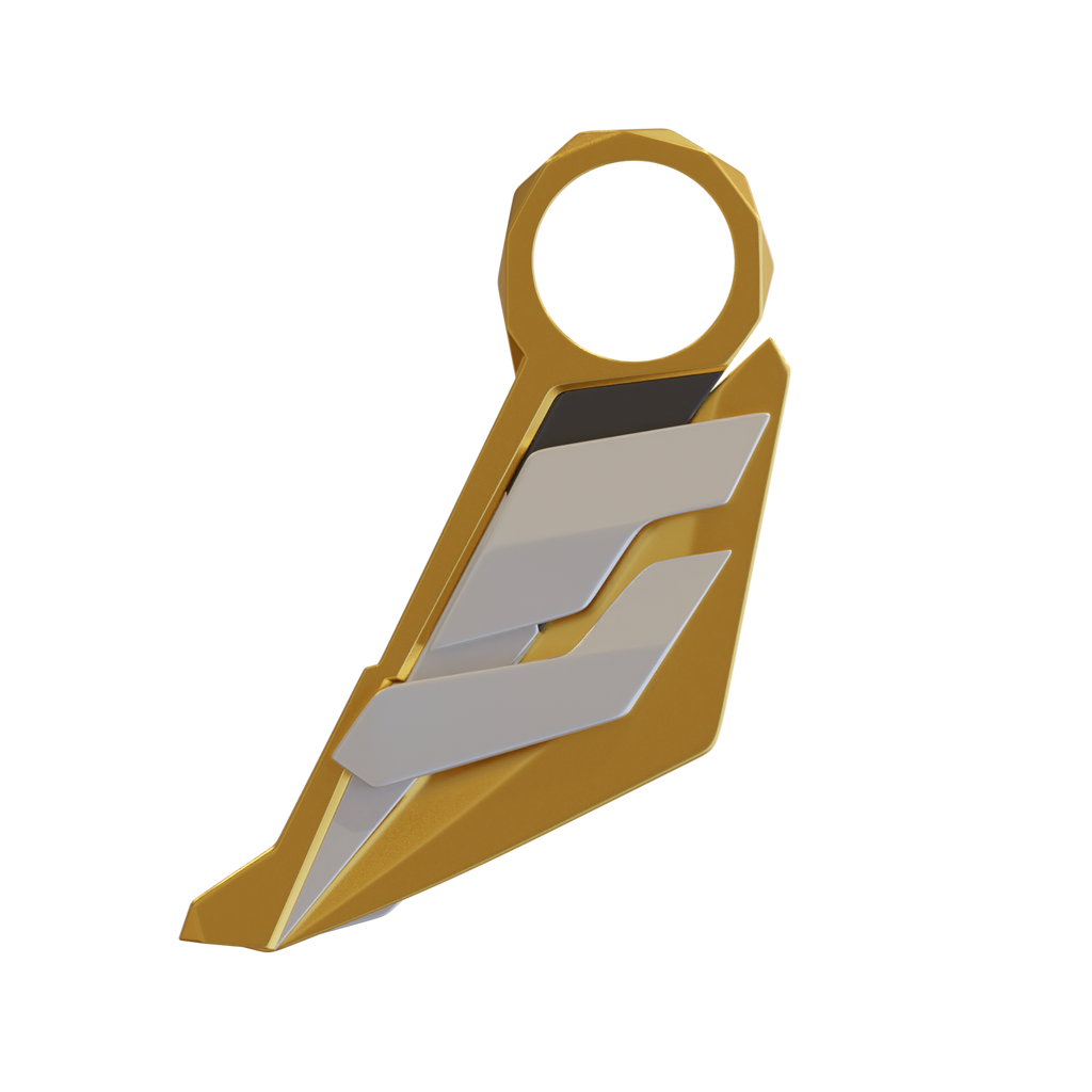 Working Prime Karambit 3D Printable Model – Wireframe