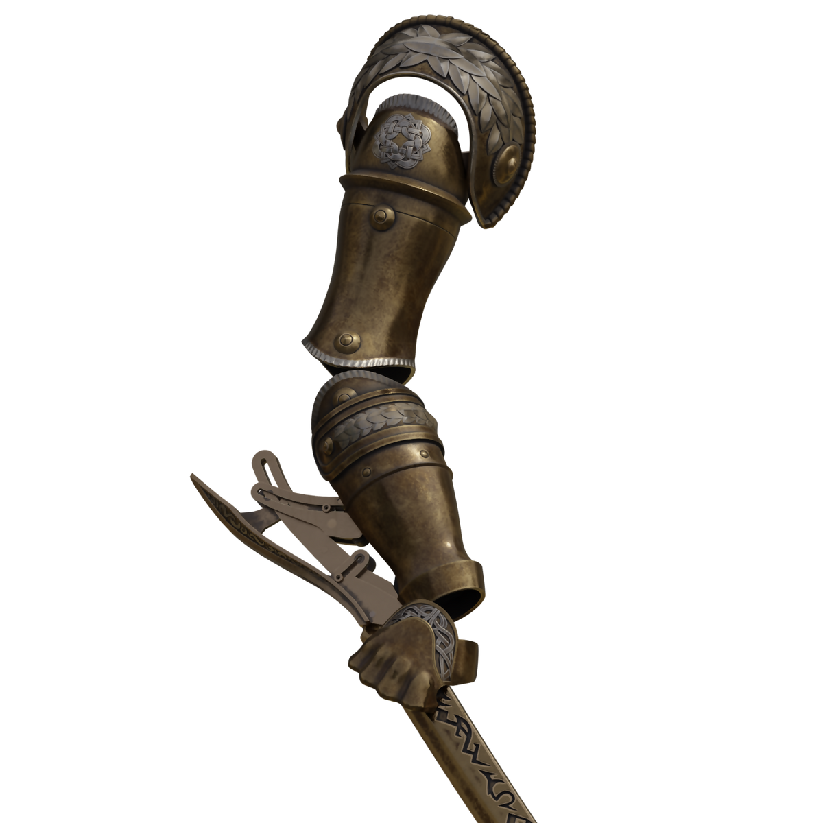 Articulated Malenia Prosthesis – Wireframe
