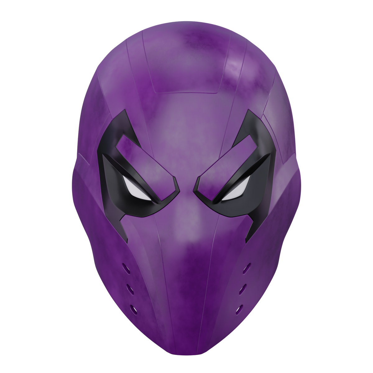The Prowler mask - Fortnite 3D Model – Wireframe