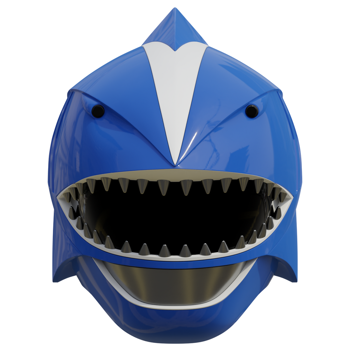 Power Rangers Wild Force Blue Ranger [3D Print Model] – Wireframe