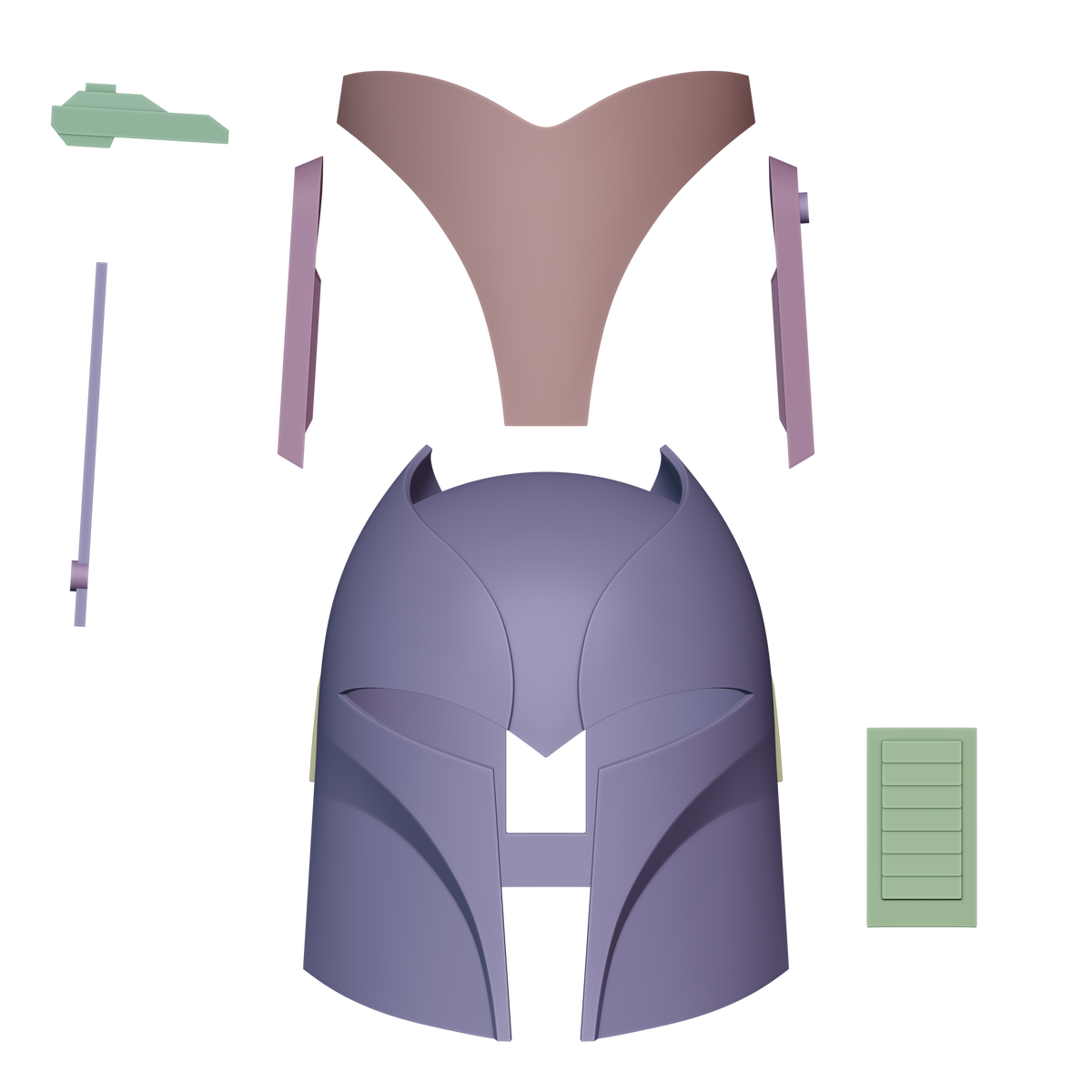 VEK3D Ursa Wren Helmet File – Wireframe