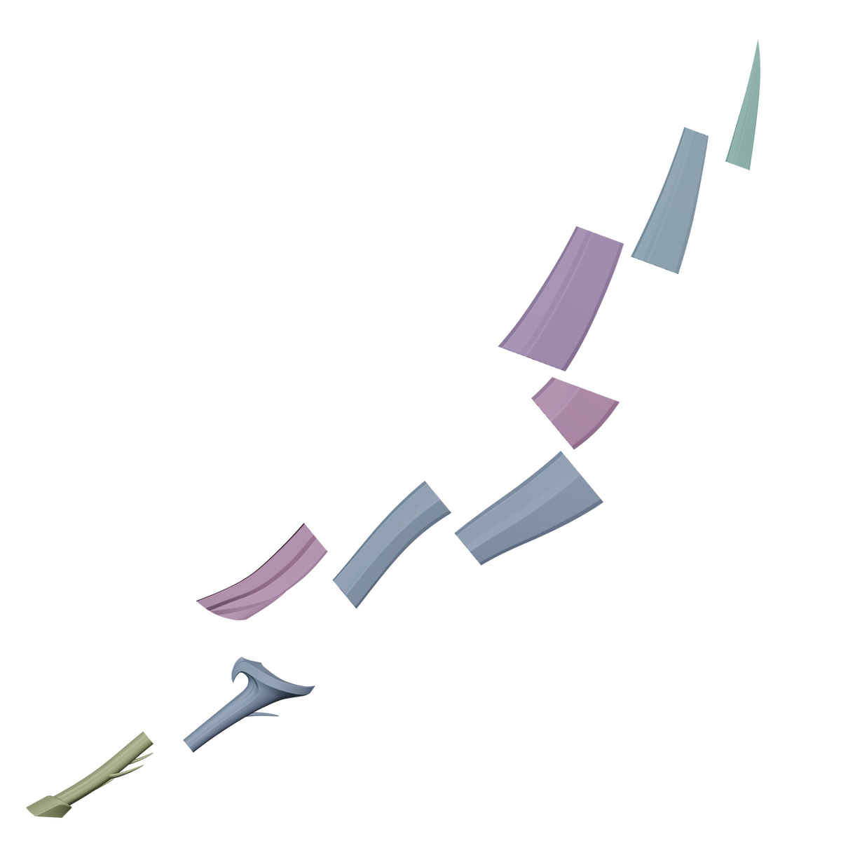 VEK3D Bloodhounds Fang File – Wireframe