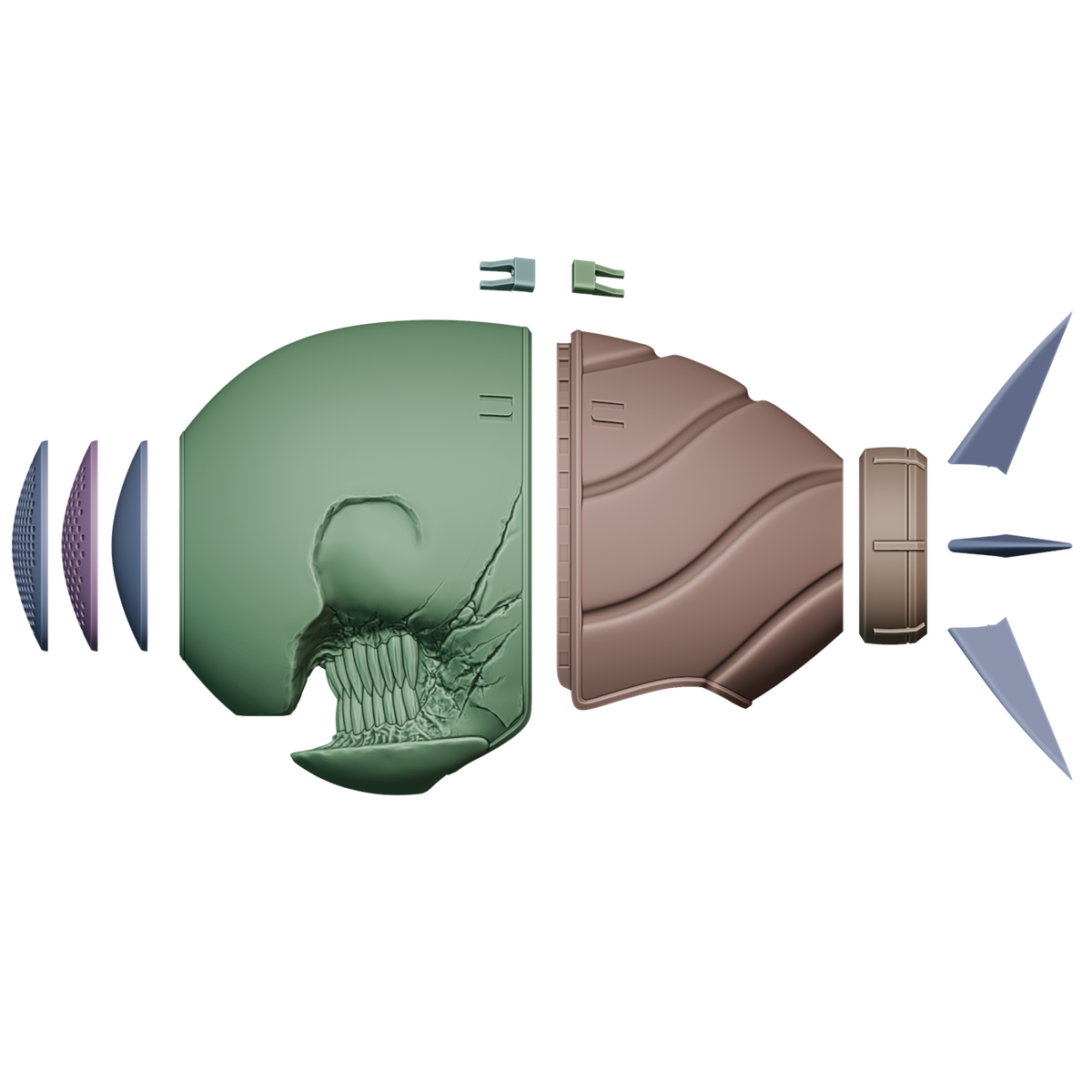 VEK3D Bomb Devil Helmet (Chainsaw man) File – Wireframe