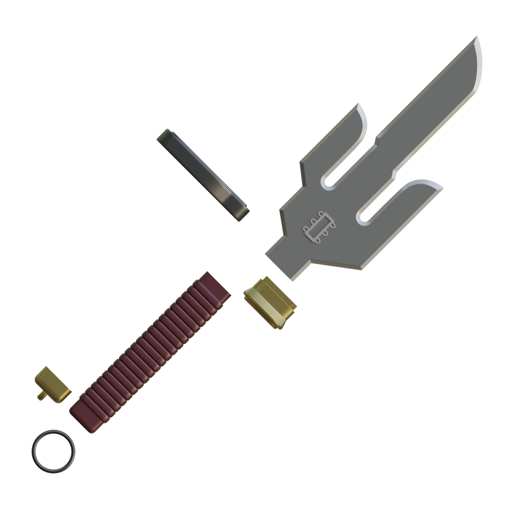 VEK3D Inverted Spear of Heaven Blade File – Wireframe