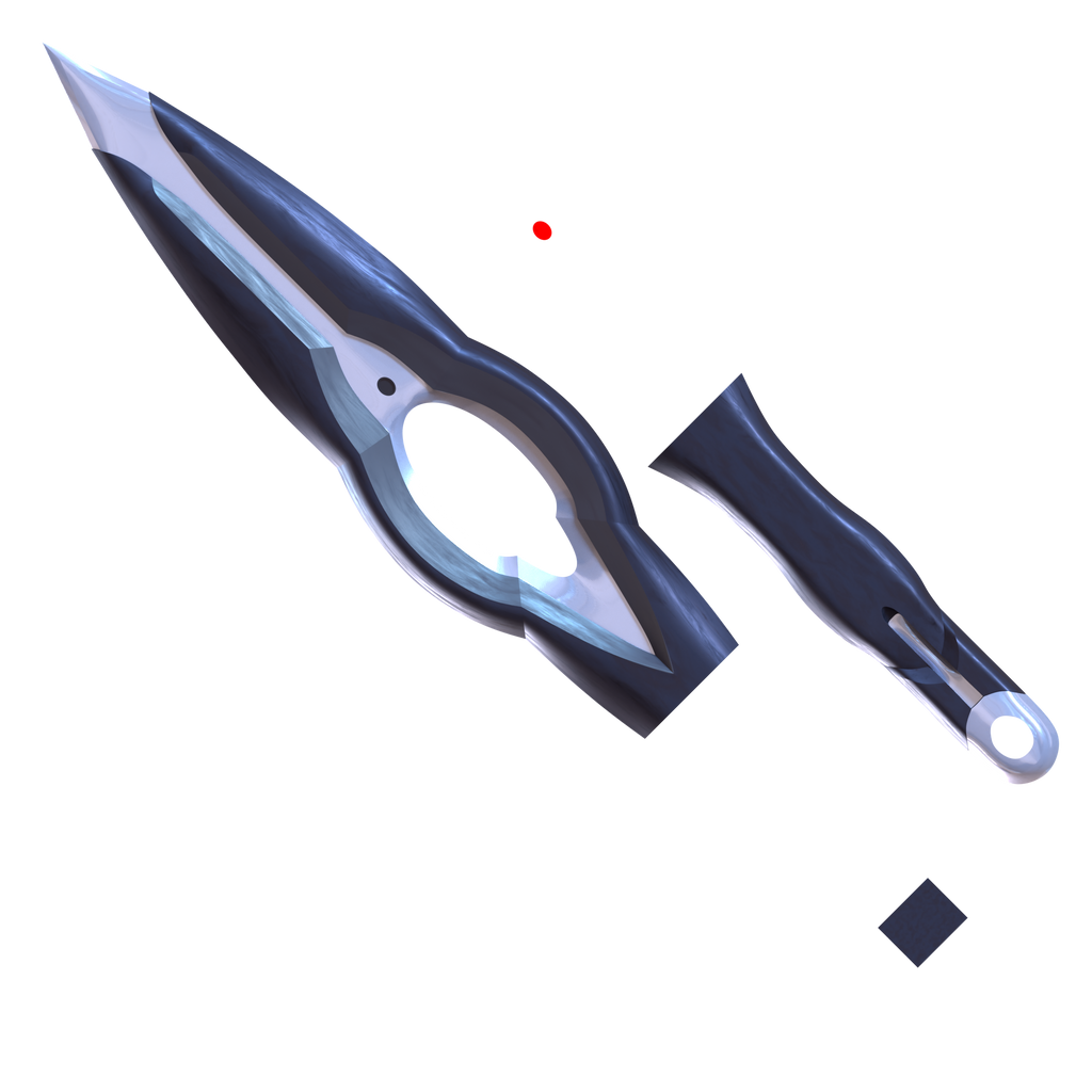 Forgemaster Dagger - 3D File – Wireframe