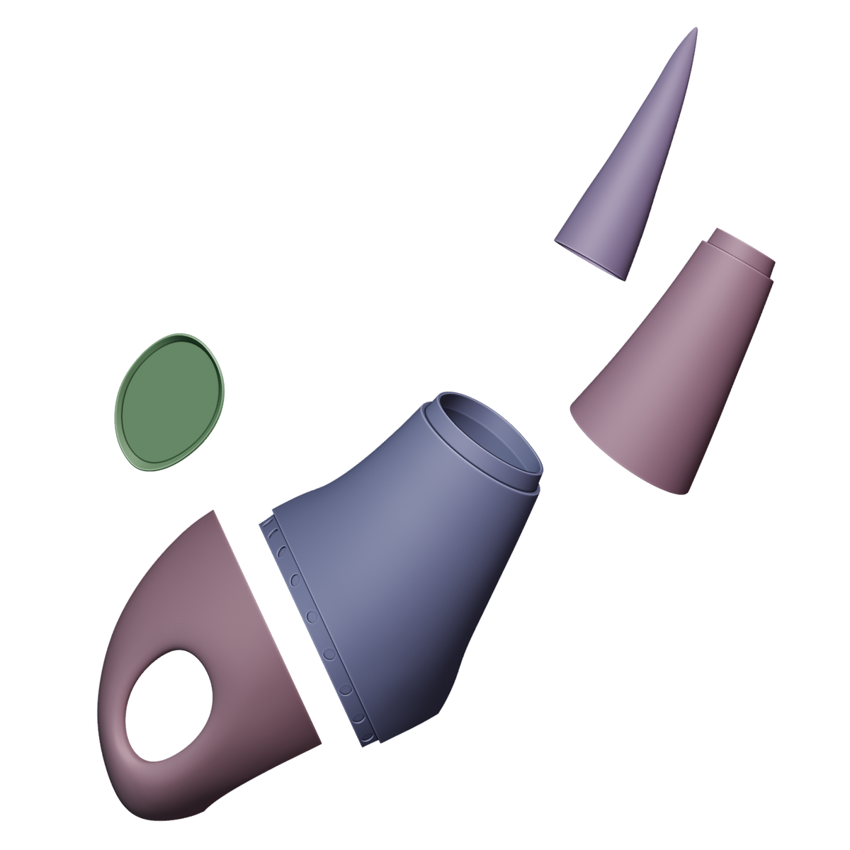 VEK3D Hollow Knight Pure Vessel Helmet File – Wireframe