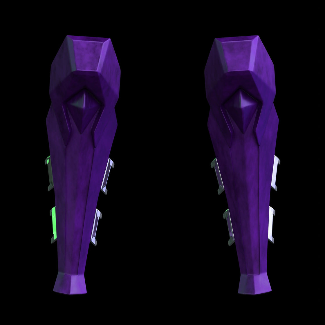 The Prowler Armor Fortnite 3D Model – Wireframe