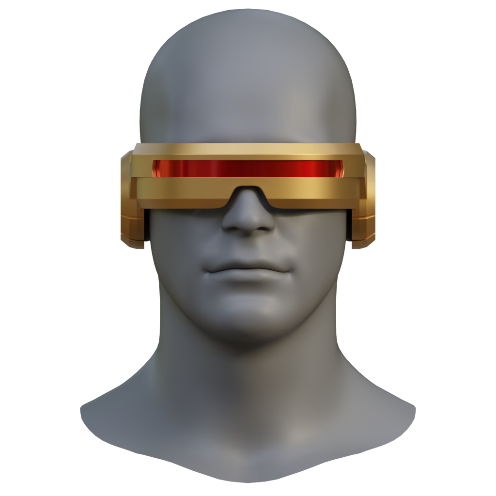 VEK3D Cyclops Visor File – Wireframe