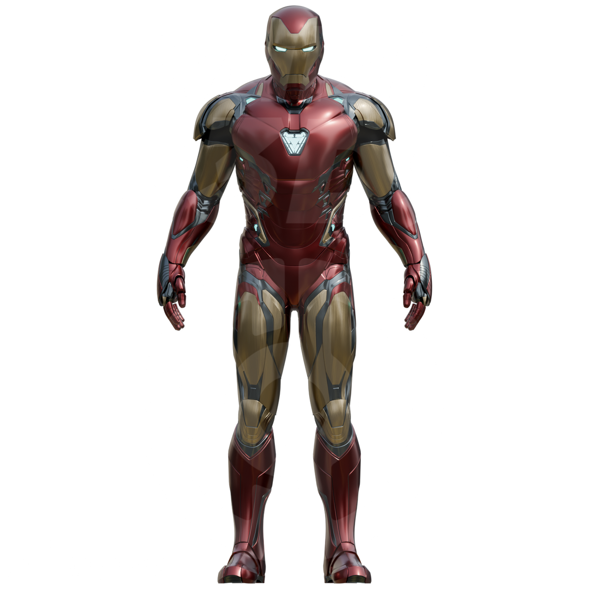 Walsh3D/Vek3D Mark 85 Full Suit 3D Printable Model – Wireframe