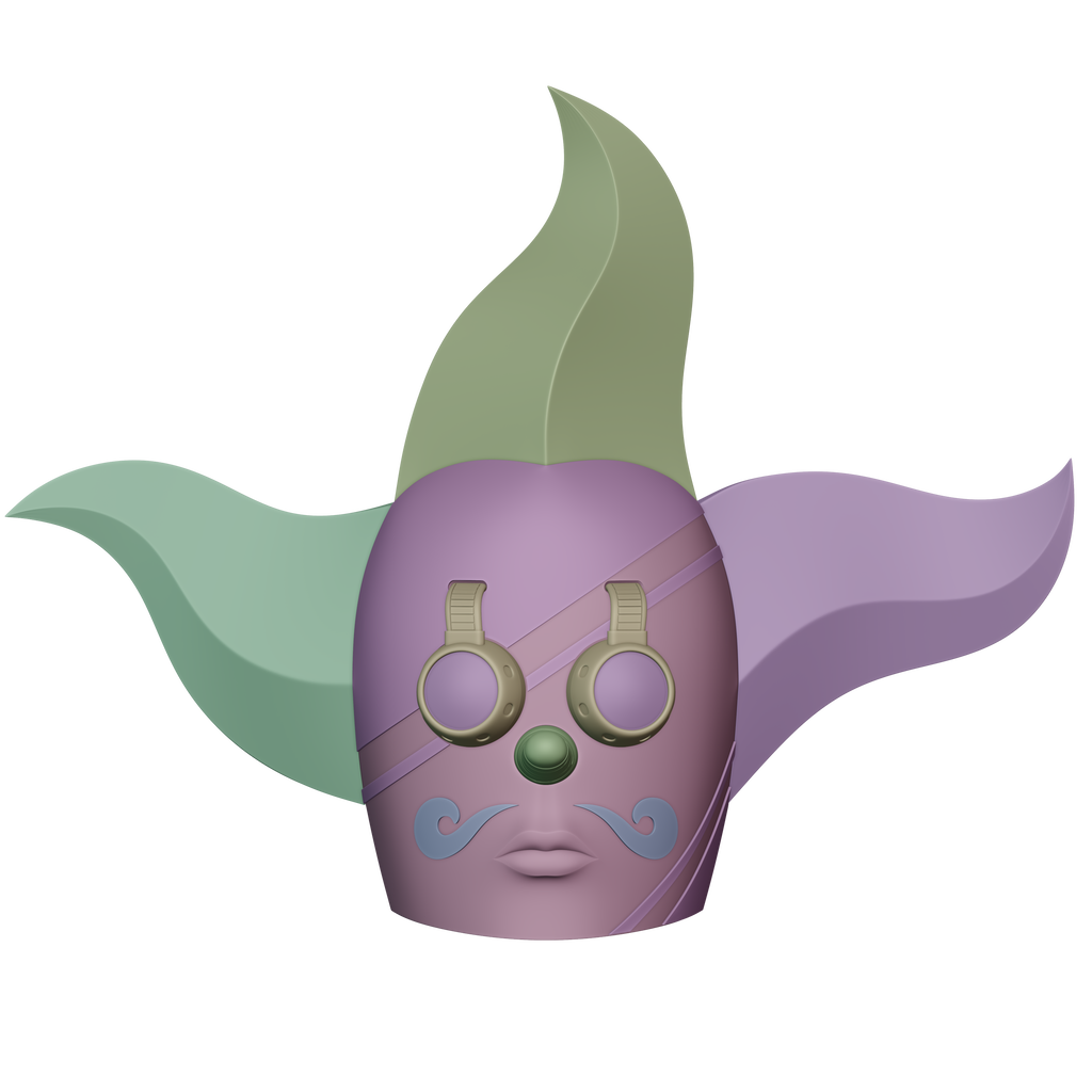 VEK3D Sogeking Mask File – Wireframe