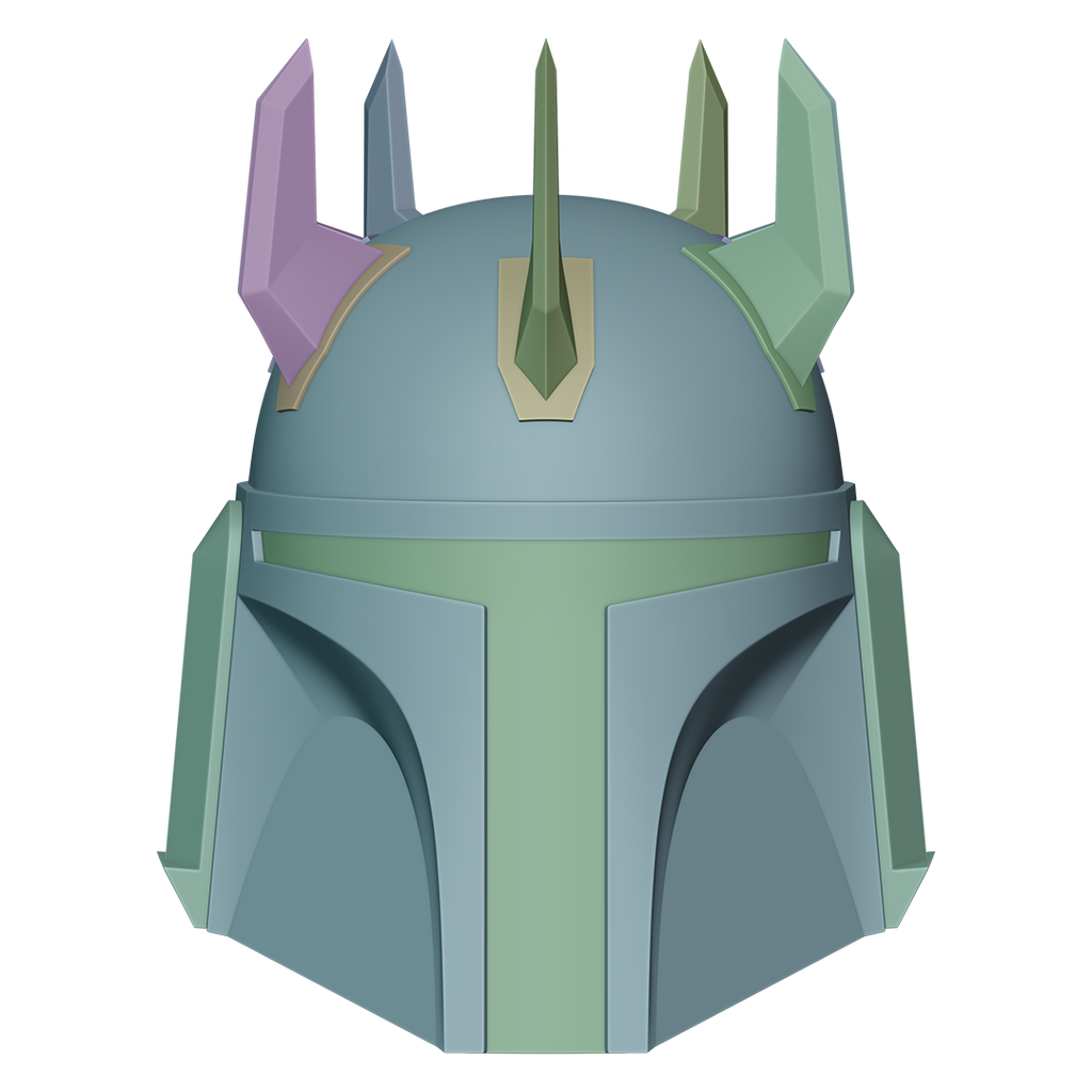 VEK3D Super Commando Helmet File – Wireframe