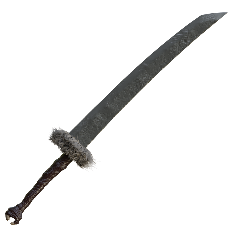 Maki's Split Soul Katana File – Wireframe