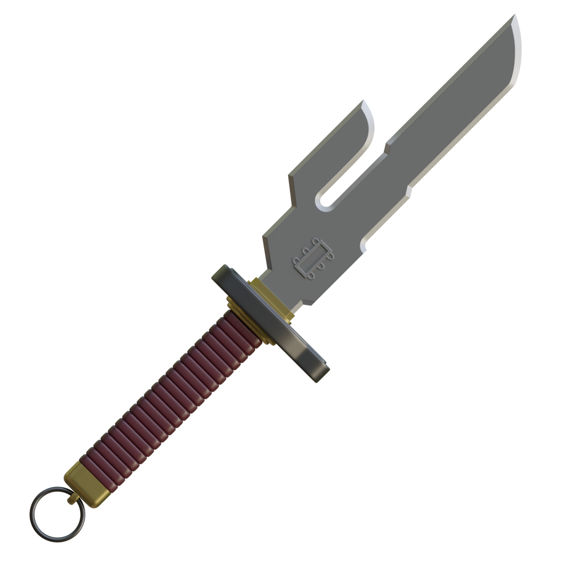 VEK3D Inverted Spear of Heaven Blade File – Wireframe