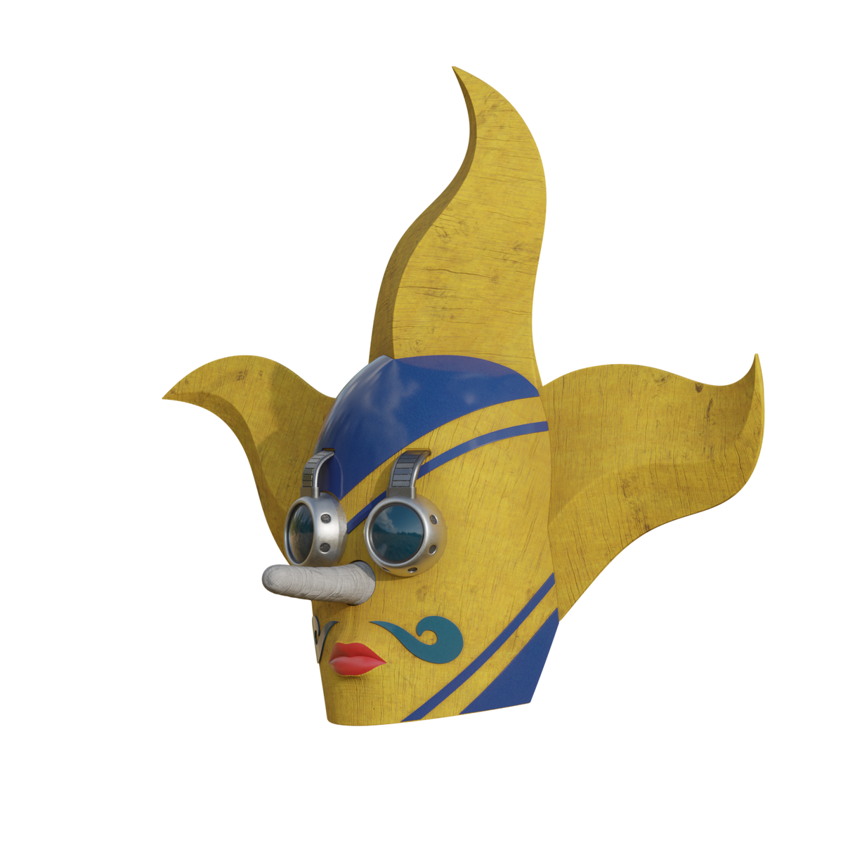 VEK3D Sogeking Mask File – Wireframe