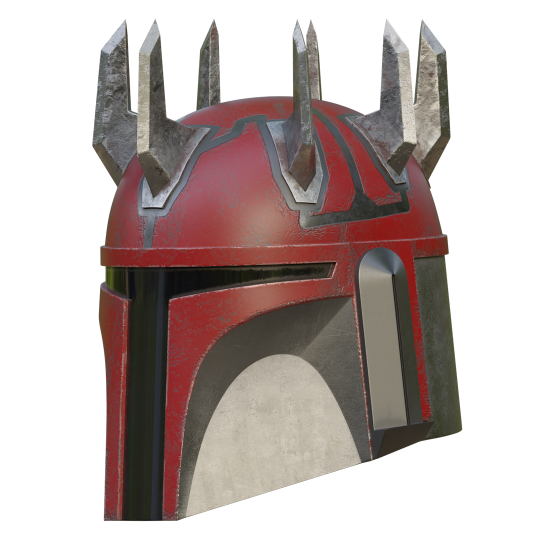 VEK3D Super Commando Helmet File – Wireframe