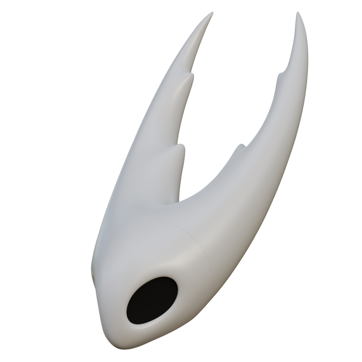 VEK3D Hollow Knight Pure Vessel Helmet File – Wireframe