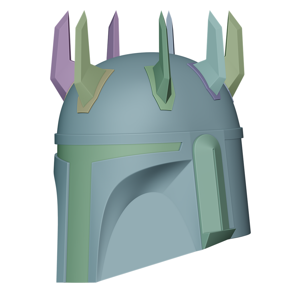 VEK3D Super Commando Helmet File – Wireframe