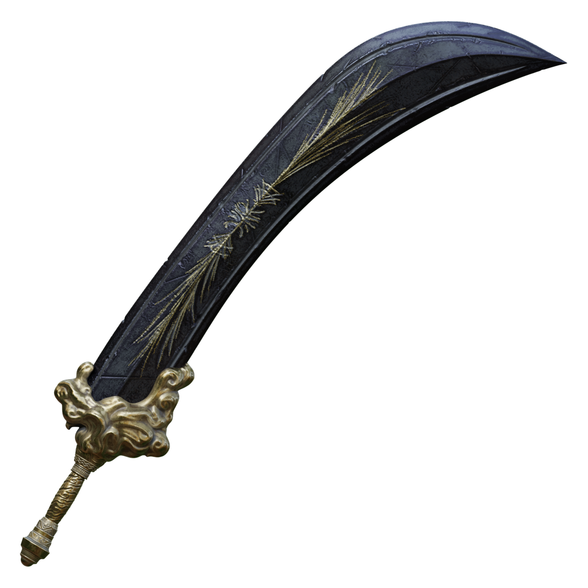 VEK3D Greatsword of Radahn File – Wireframe