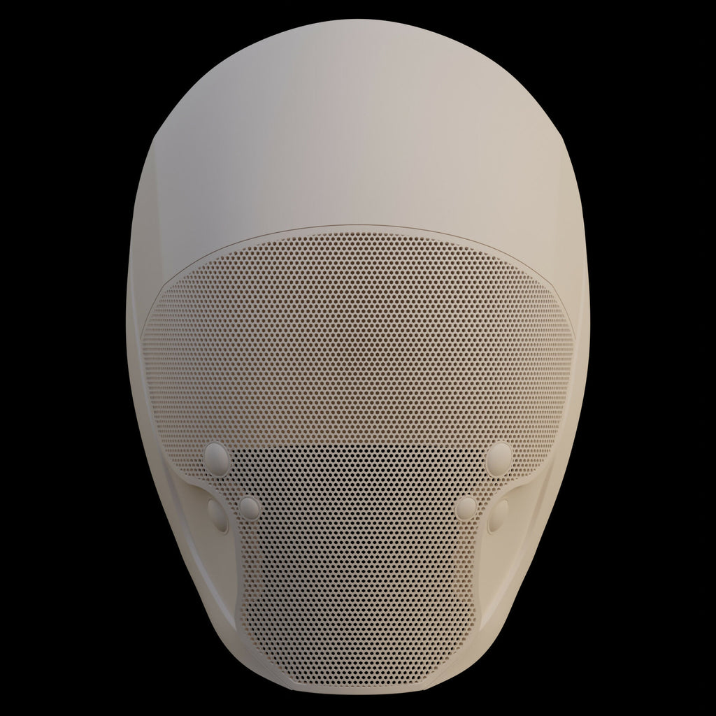 Ghost Thunderbolts Mask 3D Model – Wireframe
