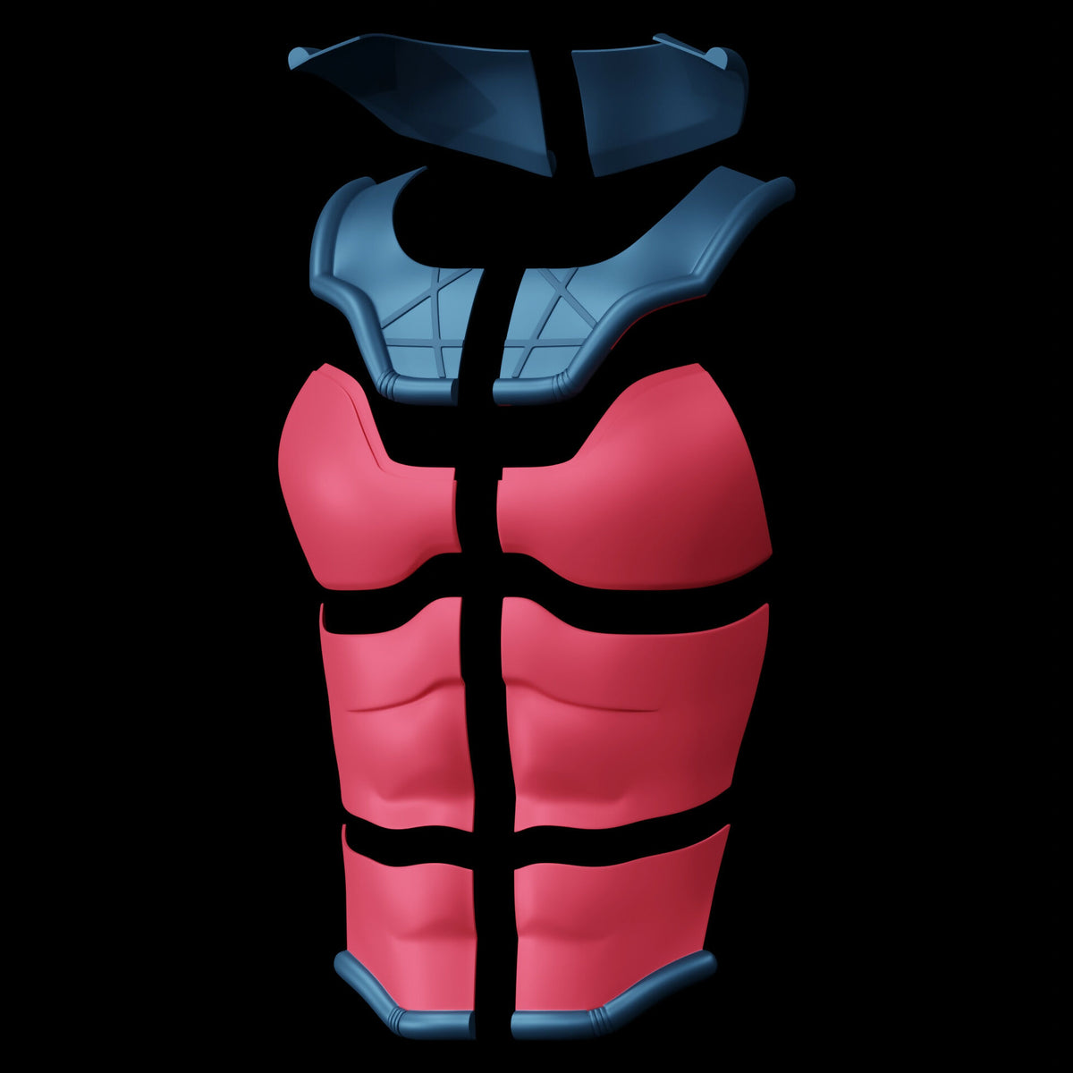 Gambit armor - Xmen 97 3D Model – Wireframe