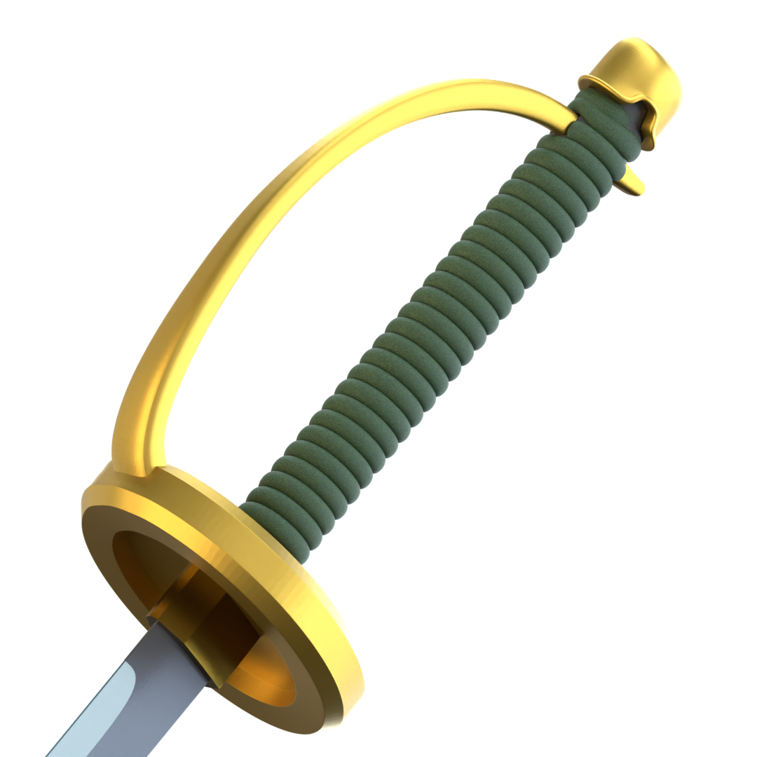 Gryphon - Shanks Saber - 3D File – Wireframe