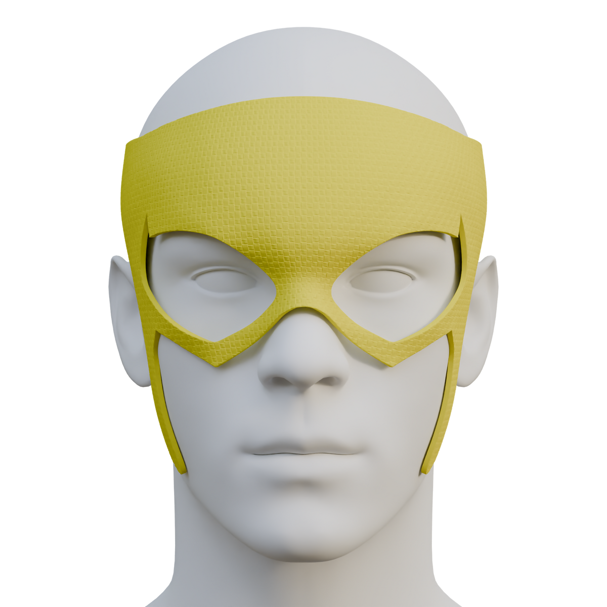 Invincible Lens Less Mask 3D Printable Model – Wireframe