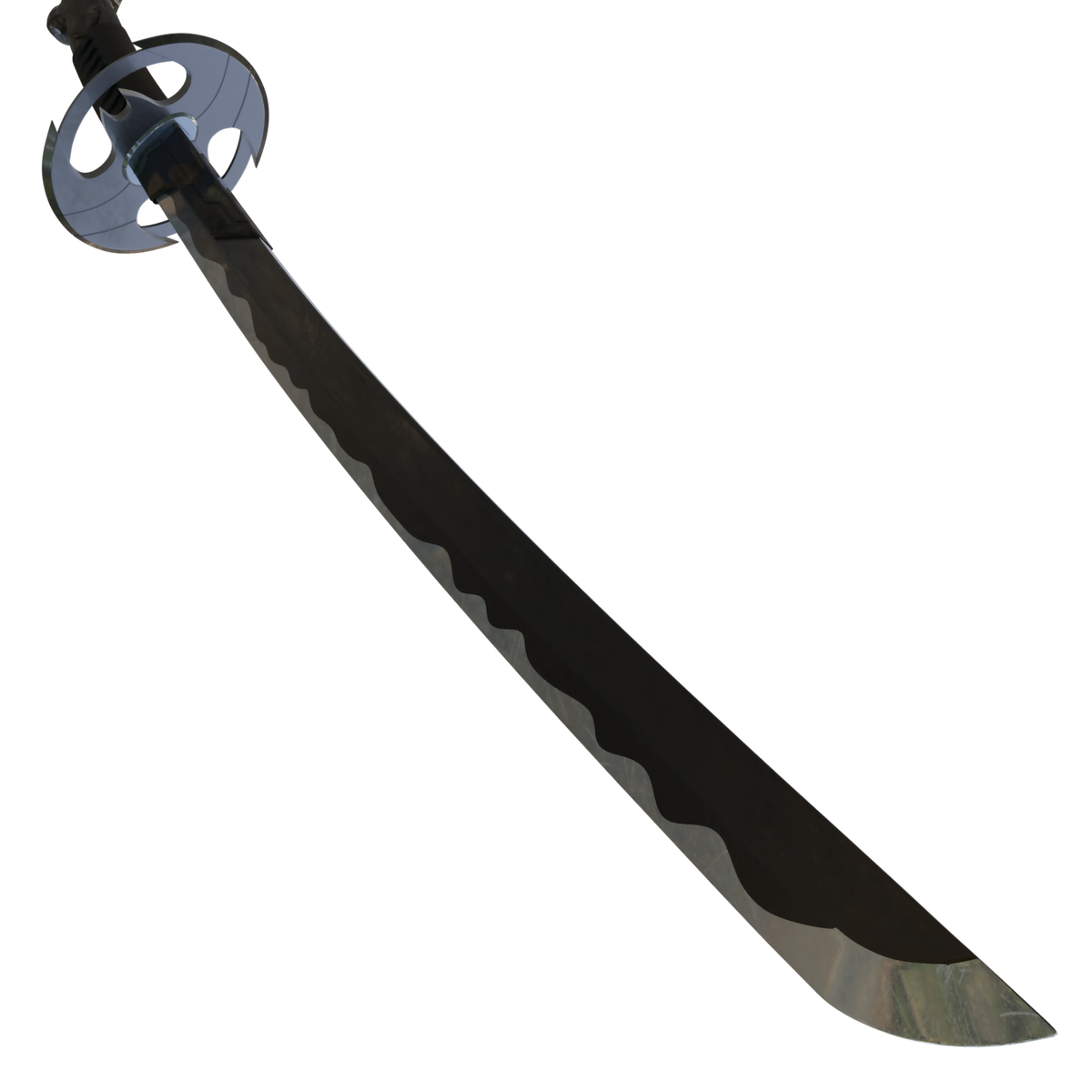 Batman Katana 3D File – Wireframe