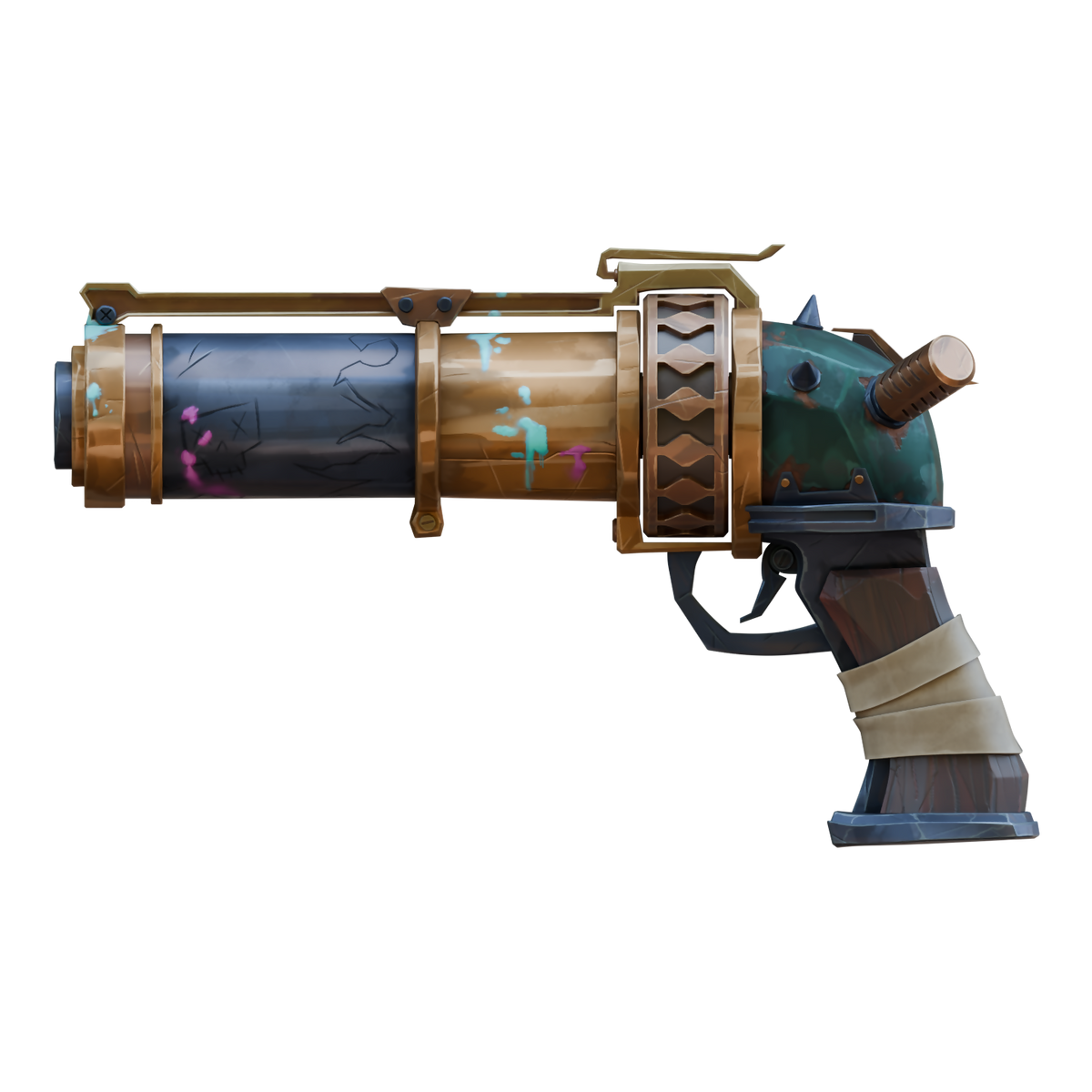 VEK3D Jinx Pistol S1 File – Wireframe