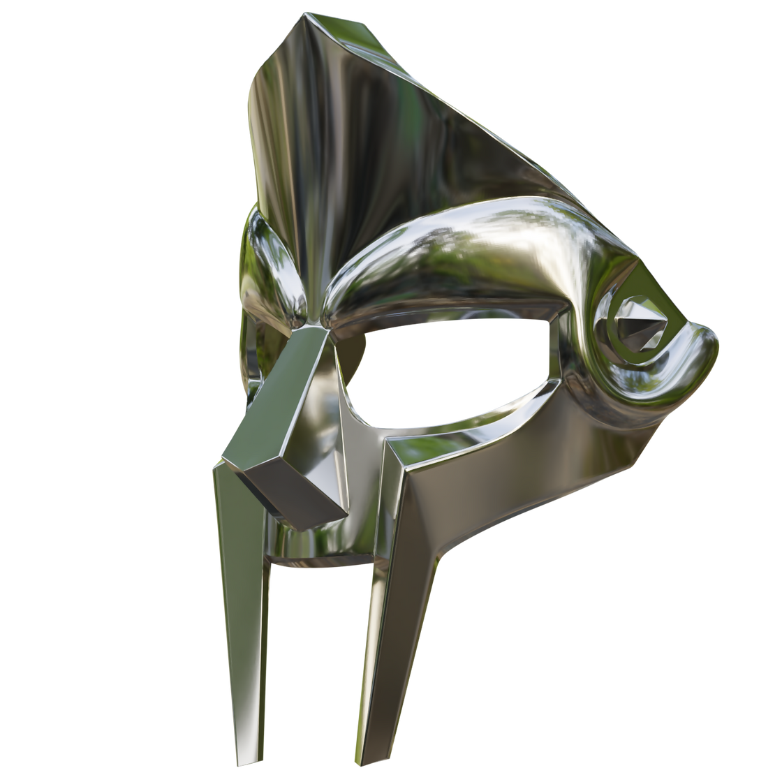 MF DOOM Mask - 3D FIle – Wireframe