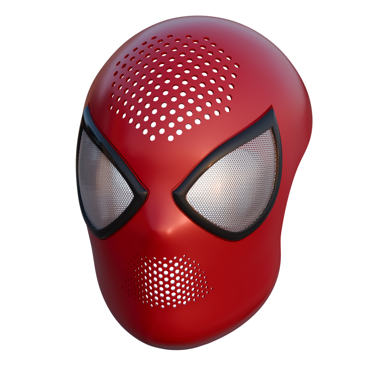 The Amazing Spider-Man 2 Faceshell - 3D Print Model – Wireframe