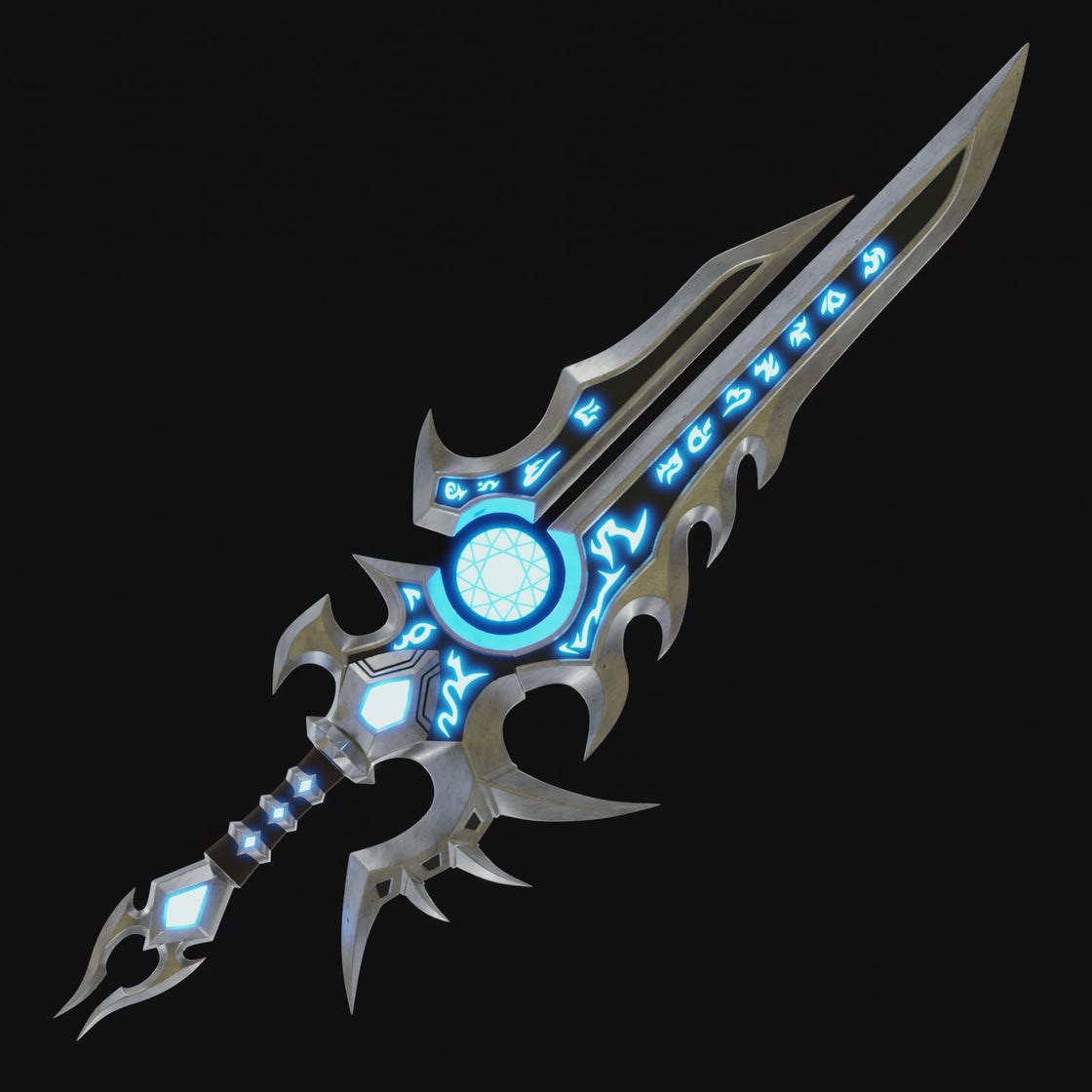 Kingsmourne Sword - World of Warcraft 3D Print Model – Wireframe