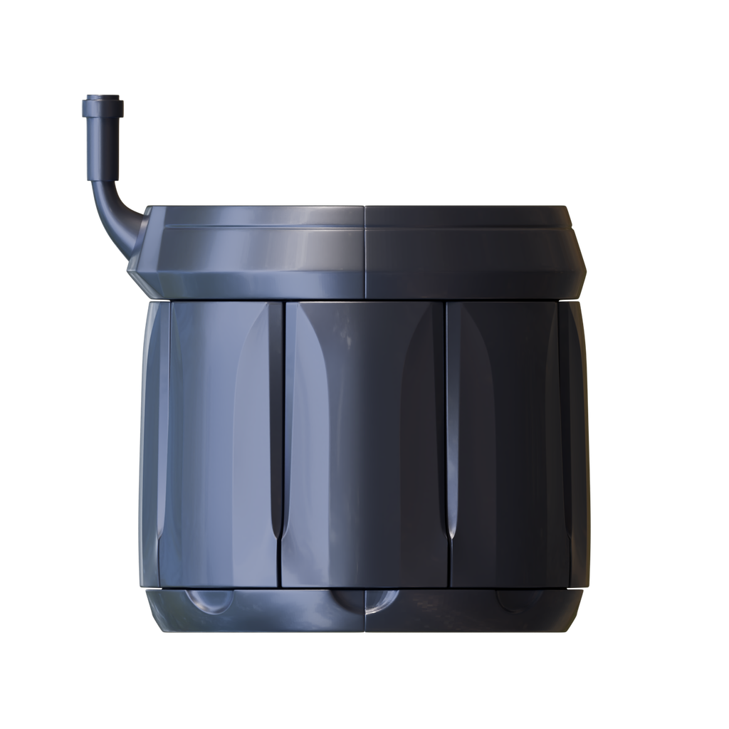 Classic Web-Shooter 3D Model – Wireframe