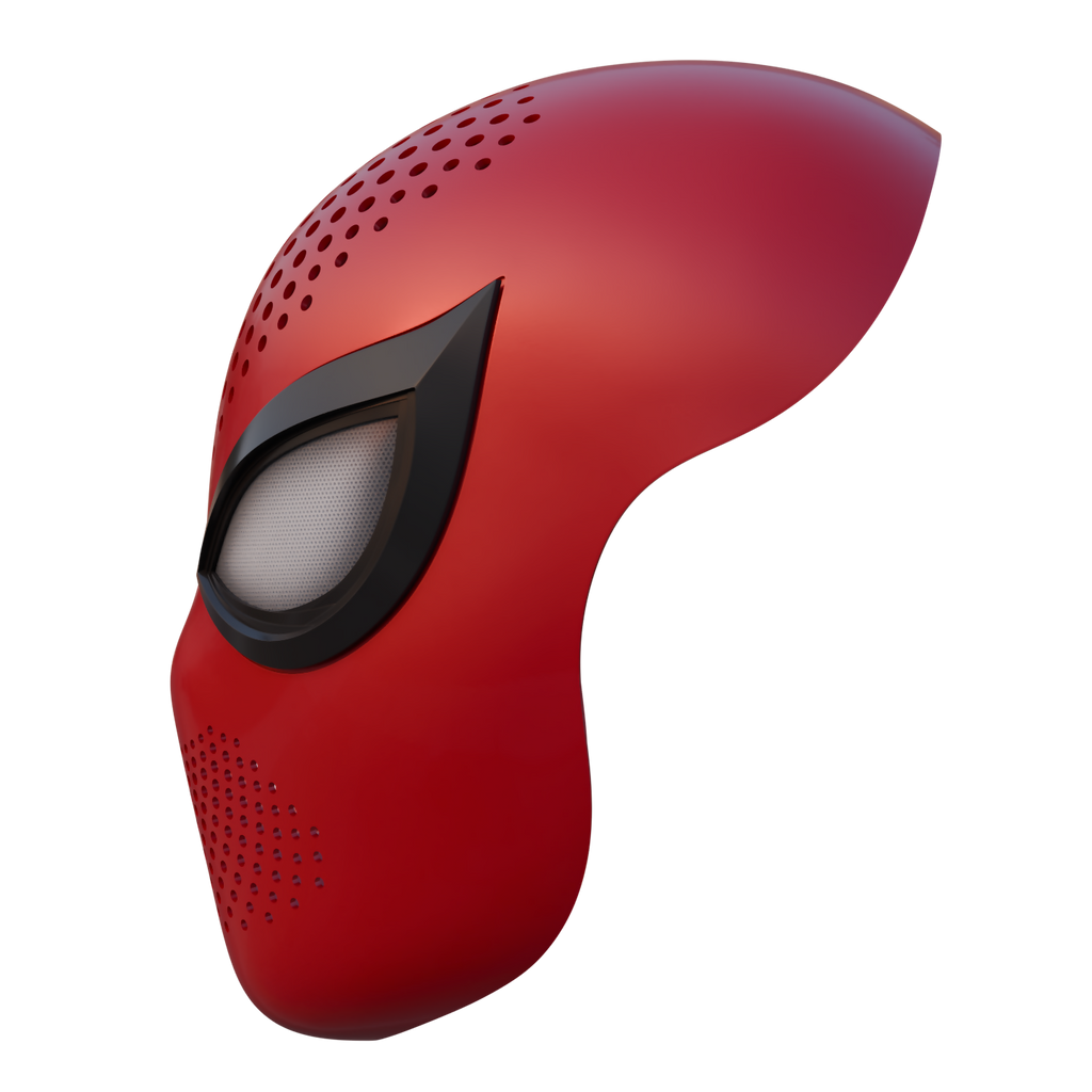 PS5 Advanced Faceshell 3D Model – Wireframe