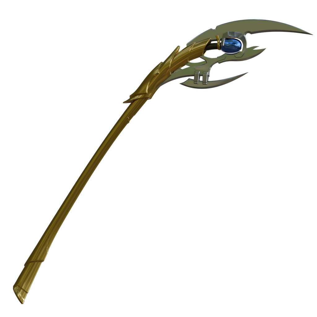 Loki Scepter 3D File – Wireframe