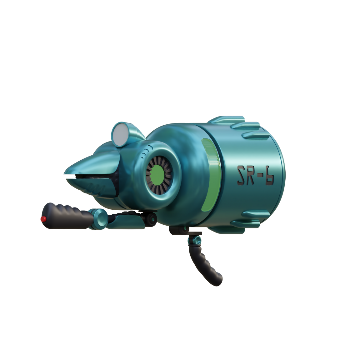 Despicable Me Shrink Ray 3D File – Wireframe
