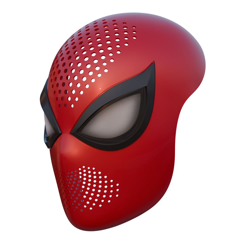 PS5 Advanced Faceshell 3D Model – Wireframe