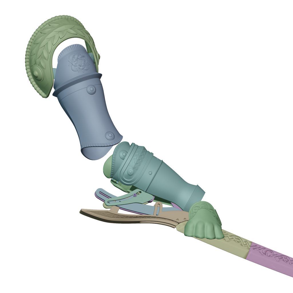 Articulated Malenia Prosthesis – Wireframe