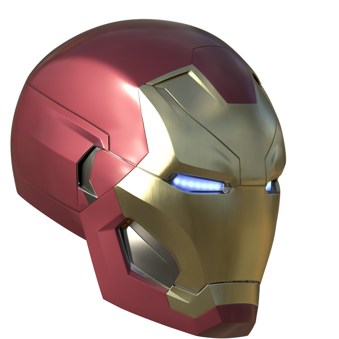 Iron Man MK46/47 3D motorized 3D printable model – Wireframe