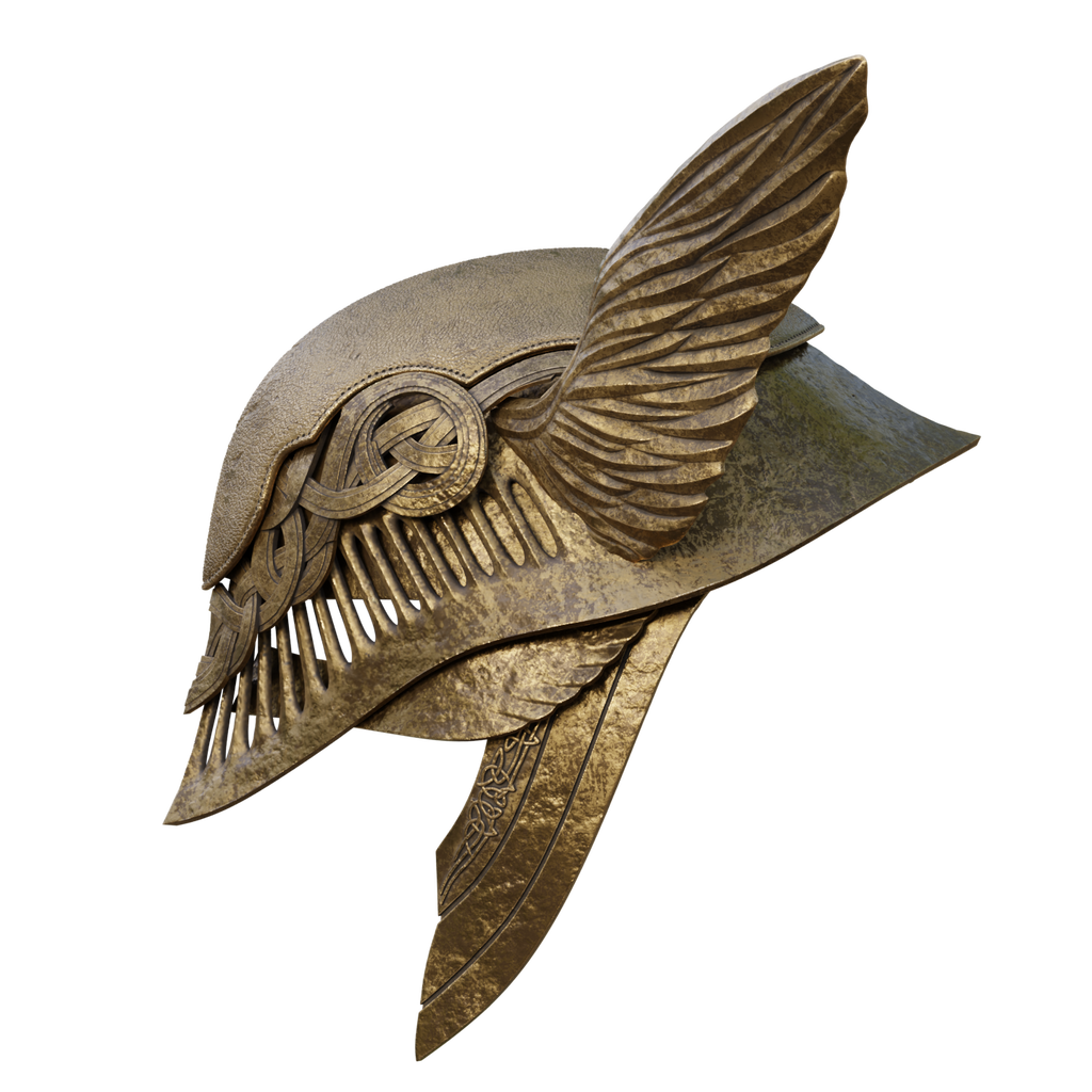 VEK3D Malenia Helmet File – Wireframe