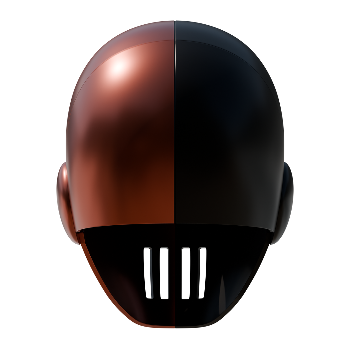 Slade Teen Titans Helmet 3D Model – Wireframe